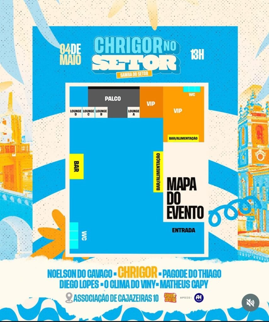 FALTAM 8 DIAS: Samba do Setor traz show de Chrigor e grandes atrações ...